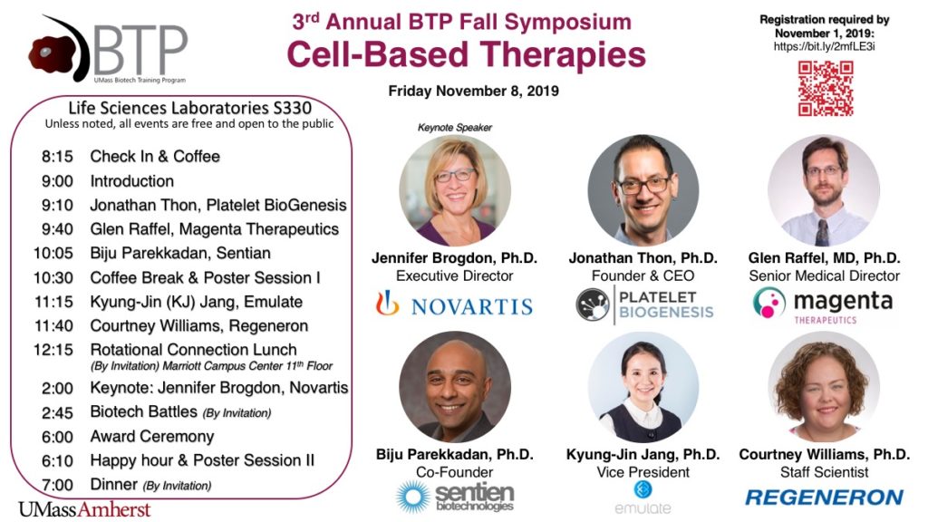 UMass BTP Fall Symposium 2019 – UMass BTP Biotechnology Training Program